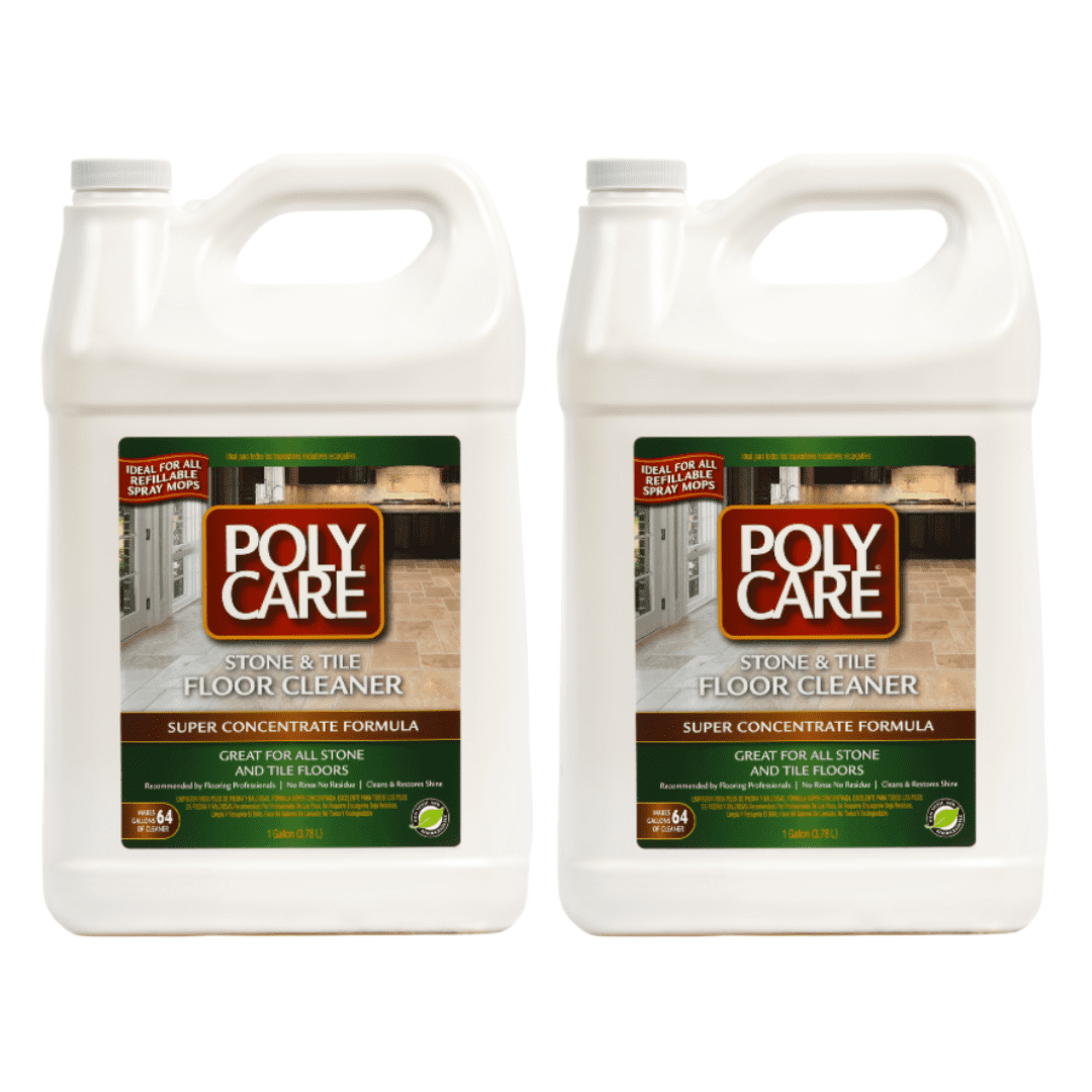 POLYCARE Stone & Tile Floor Cleaner Super Concentrate - 128 Fl Oz (2 ...