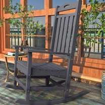Jack Post Knollwood Solid Wood Outdoor Porch Rocking Chair in Natural ...
