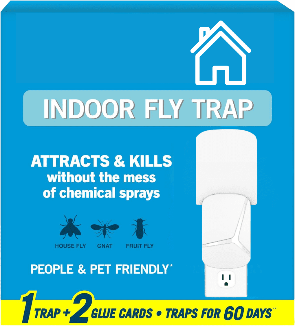 POLYLA Electronic Indoor Trap with UV for Mosquitoes, Gnats, Flies: 1 ...
