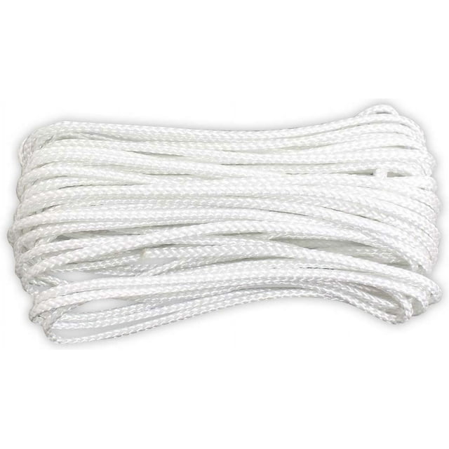 POLYPRO 3/16" X 50' Diamond Braided Nylon, Multi-Purpose Rope With 90 ...