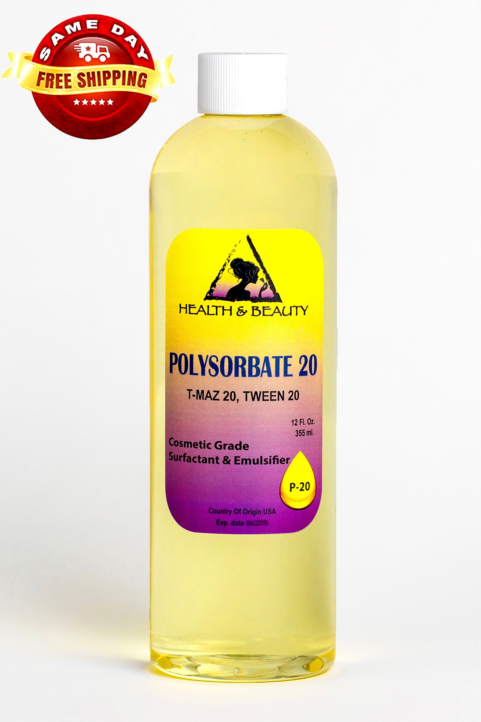 POLYSORBATE 20 T-MAZ 20 TWEEN 20 SOLUBILIZER SURFACTANT & EMULSIFIER ...