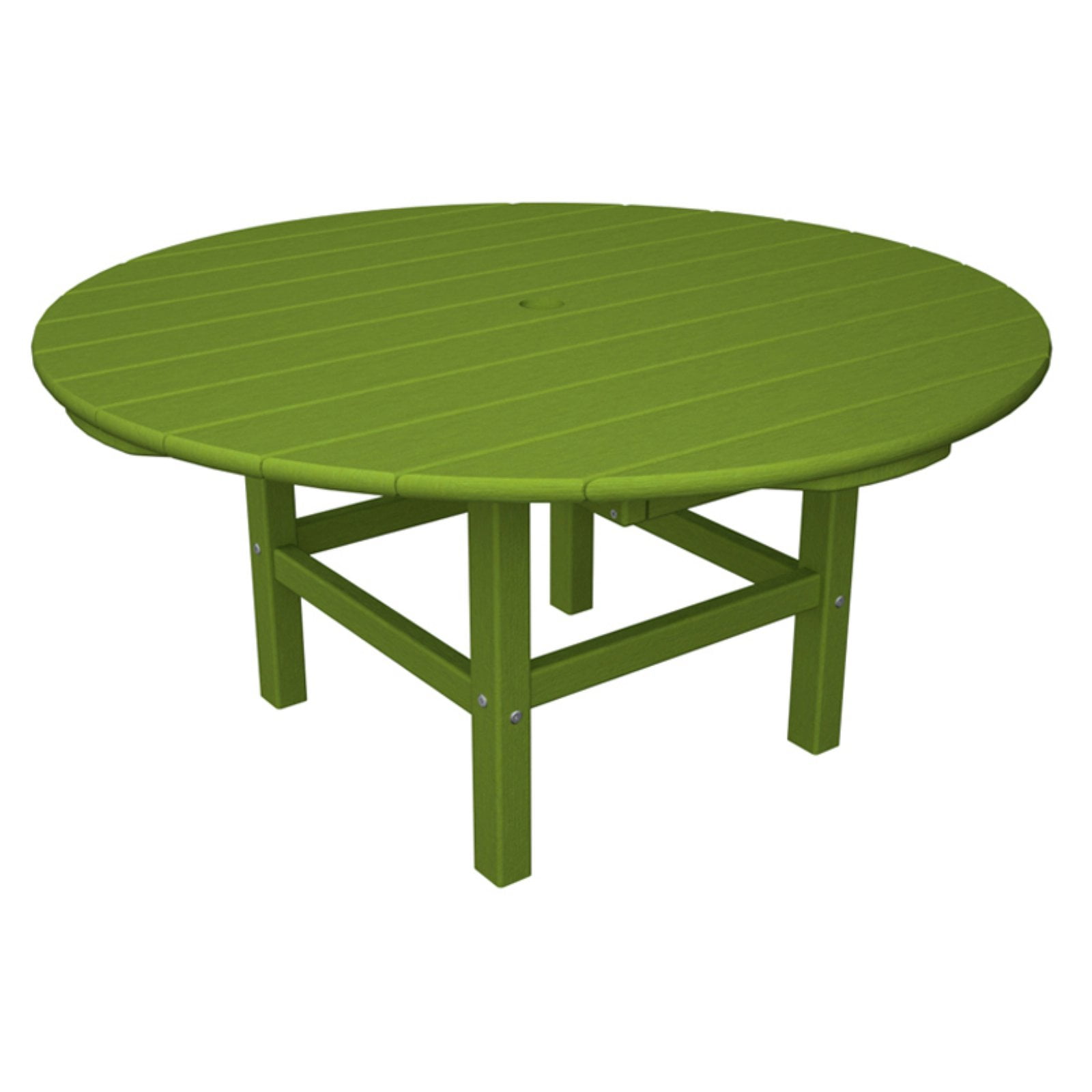 POLYWOOD Round 37" Conversation Table in Lime - Walmart.com