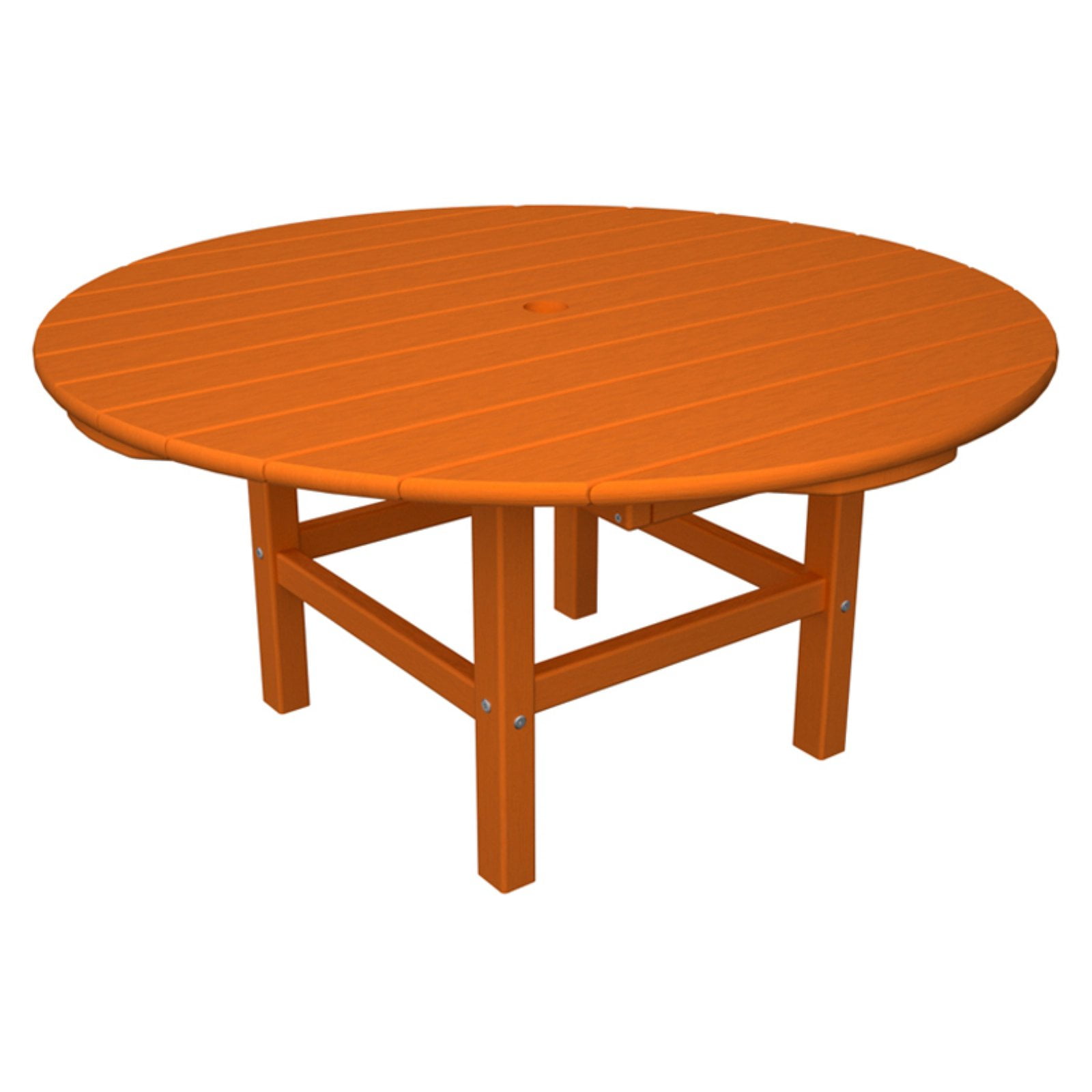 POLYWOOD® Classic Recycled Plastic Conversation Table - 38 in. Vibrant ...