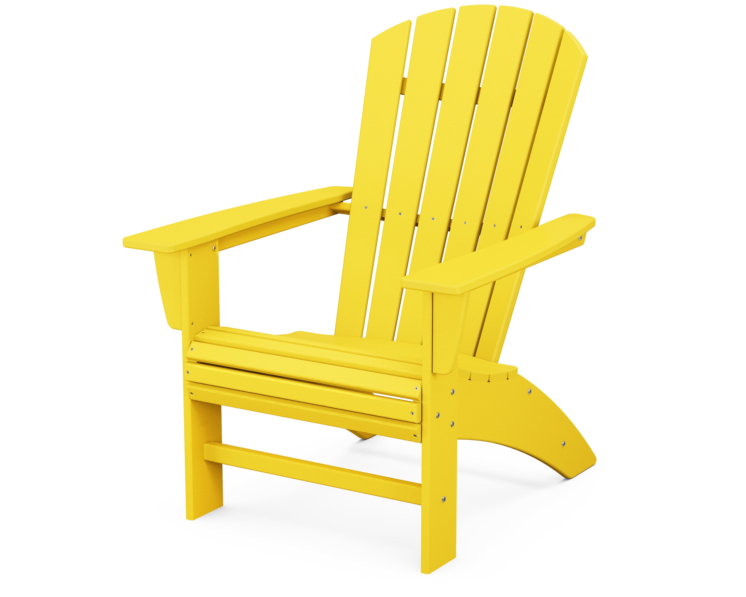 POLYWOOD High-density Polyethylene Adirondack Chairs, Lemon - Walmart.com