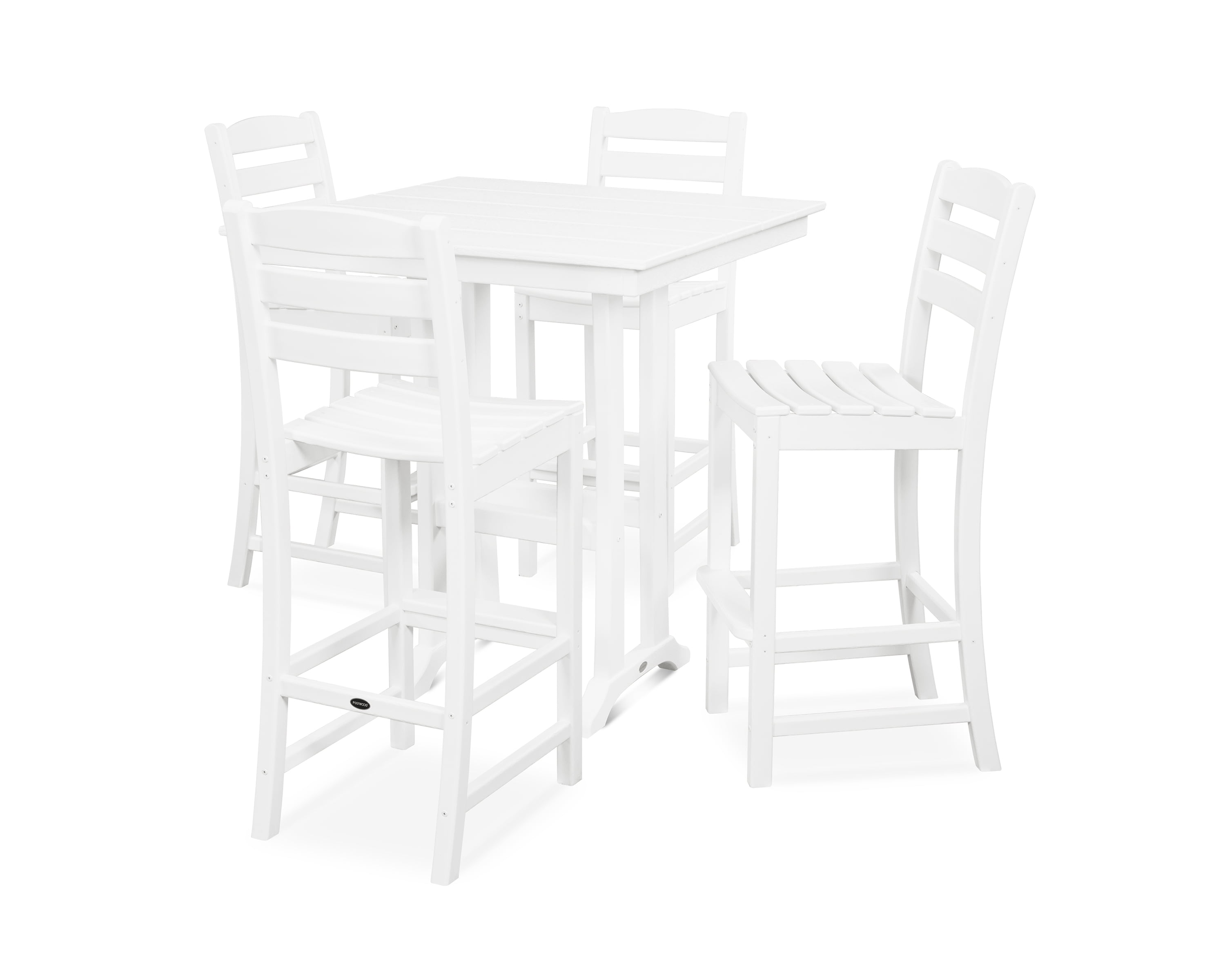 POLYWOOD Bar Set for Restaurant Patio Outdoor Dining Areas - Walmart ...