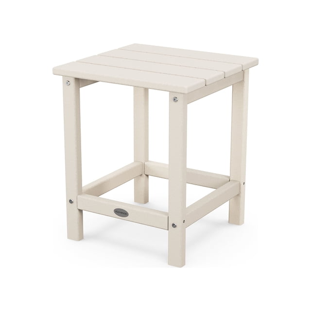 POLYWOOD Long Island 18" Side Table in Sand - Walmart.com