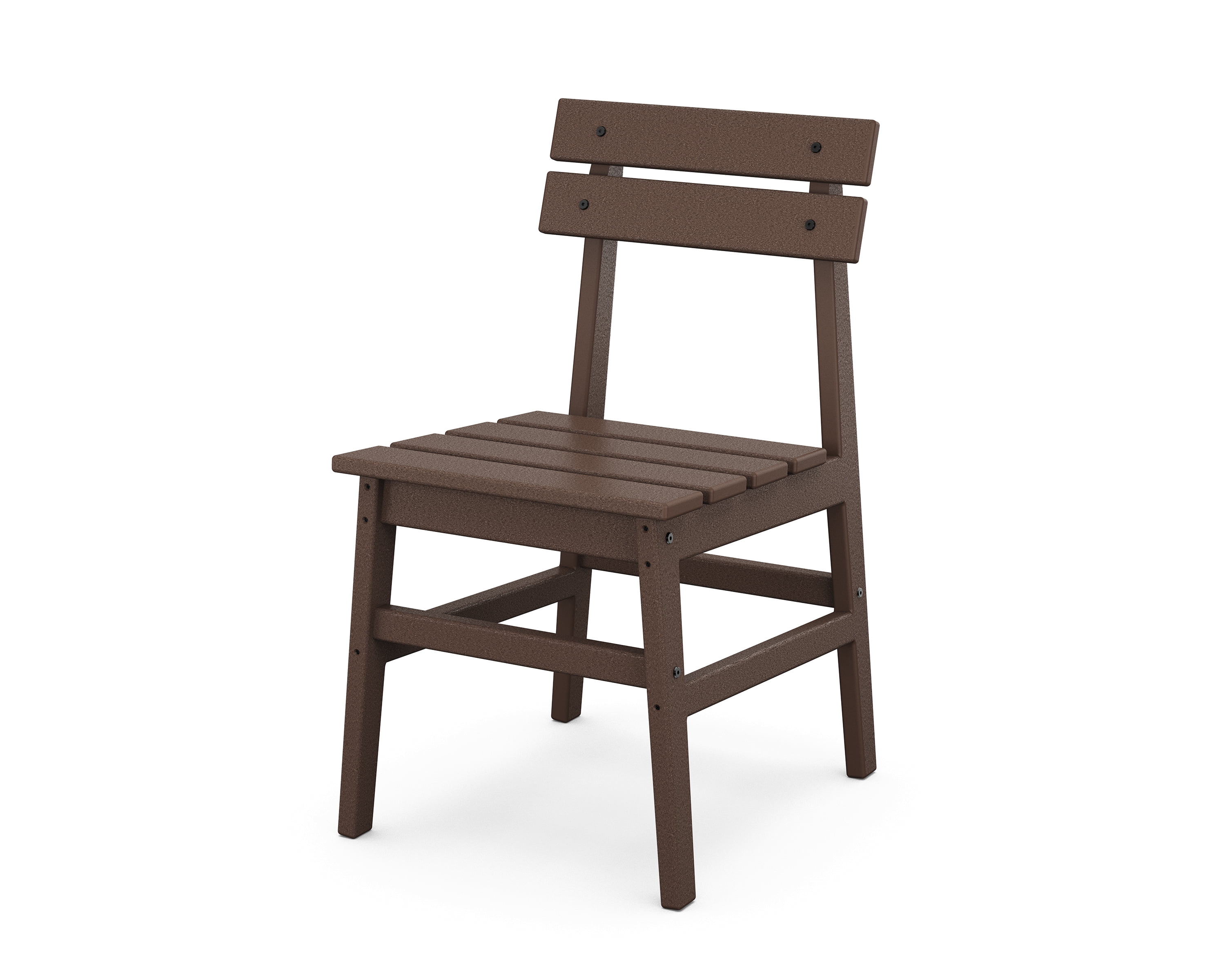 POLYWOOD® Modern Studio Plaza Chair (Single) in Mahogany - Walmart.com