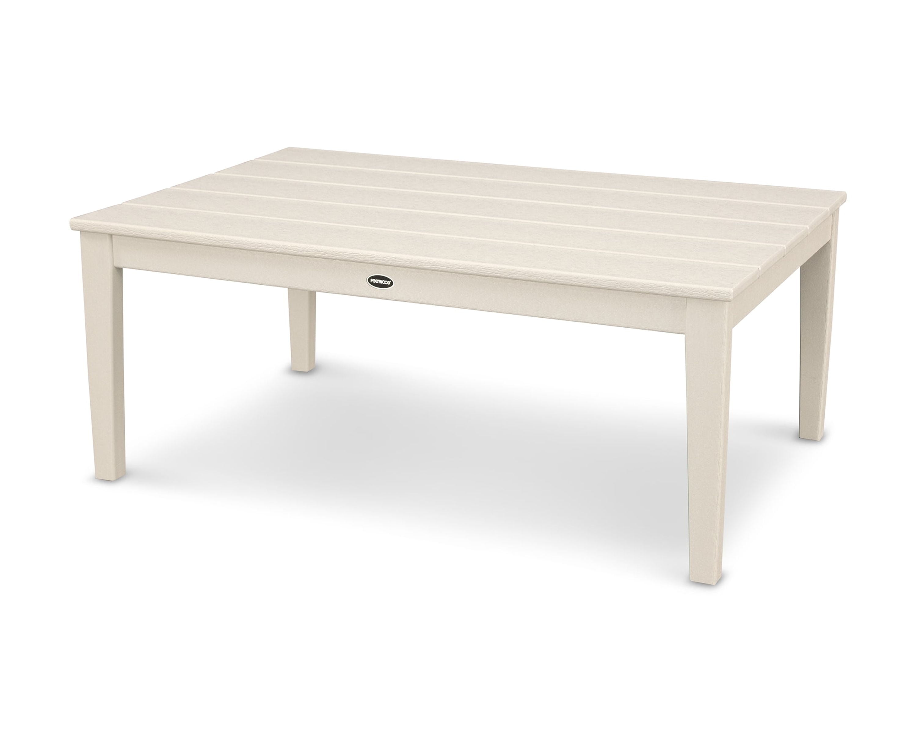 POLYWOOD Newport Coffee Table in Sand for Patio Furniture - Walmart ...