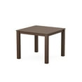 POLYWOOD Parsons 38" X 38" Dining Table in Mahogany - Walmart.com