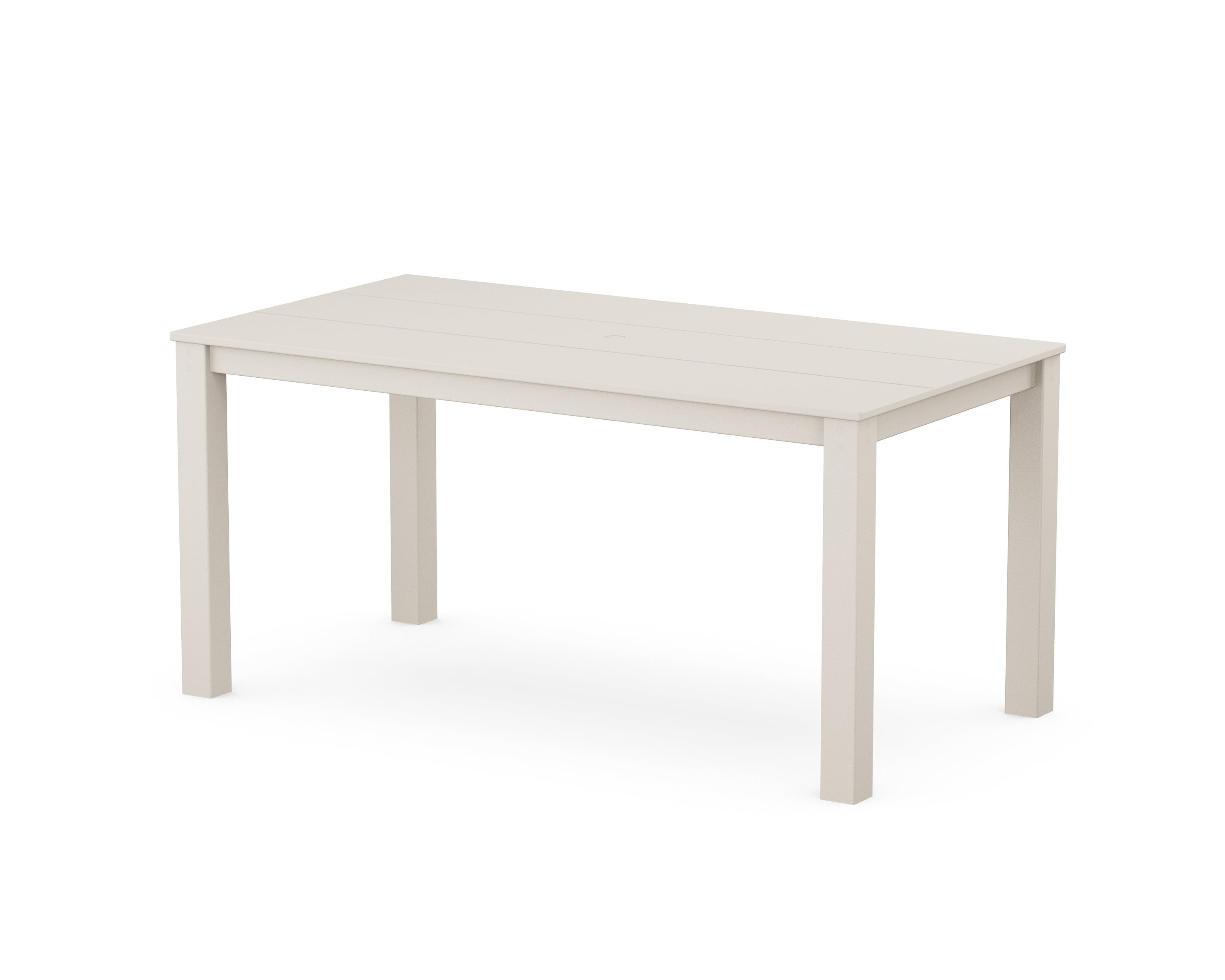POLYWOOD® Studio Parsons 34" X 64" Dining Table in Sand - Walmart.com