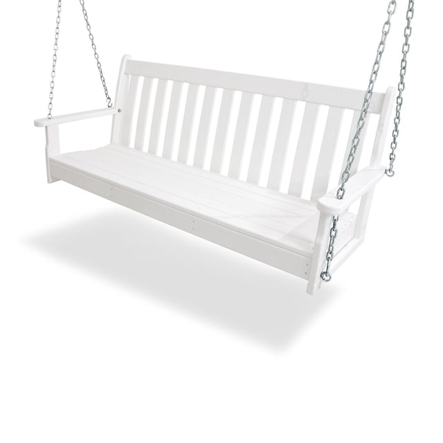POLYWOOD Vineyard 5ft Porch Swing, Recycled Plastic, Perfect for ...