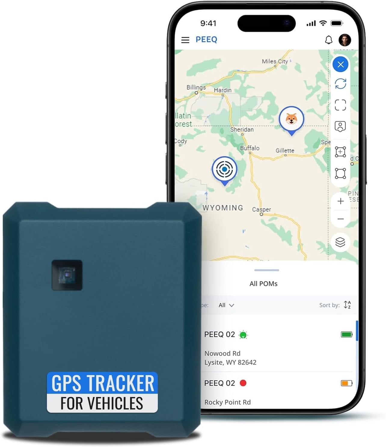 POM GPS Tracker- Real-Time Global connectivity- Warehouse, Inventory ...
