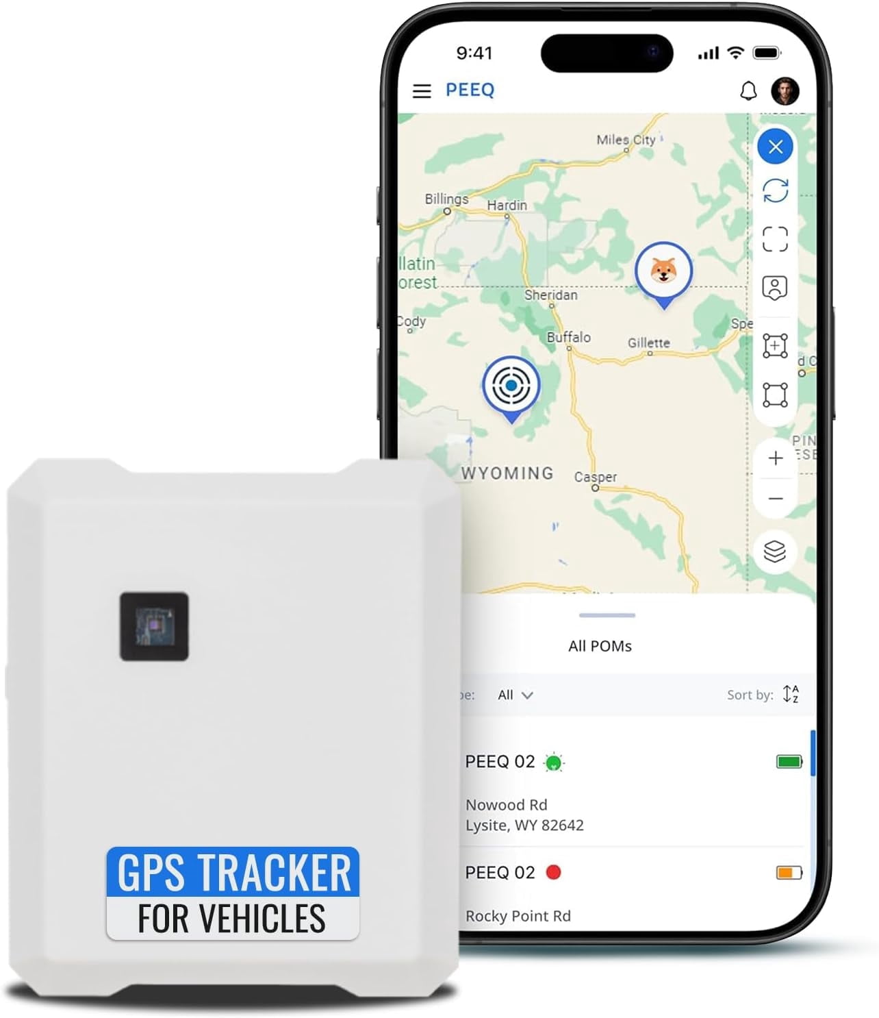 PEEQ - POM GPS Tracker - Global Connectivity Boat, Motorcycle, ATV, Car ...