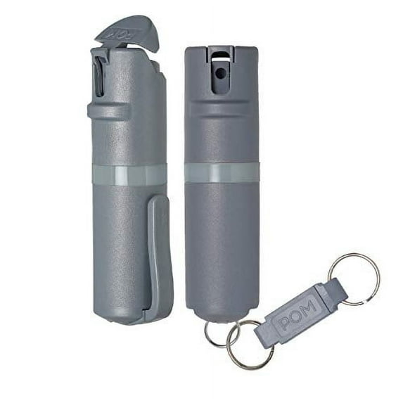 POM Pepper Spray Combo Pack Clip & Keychain - Maximum Strength OC Spray ...