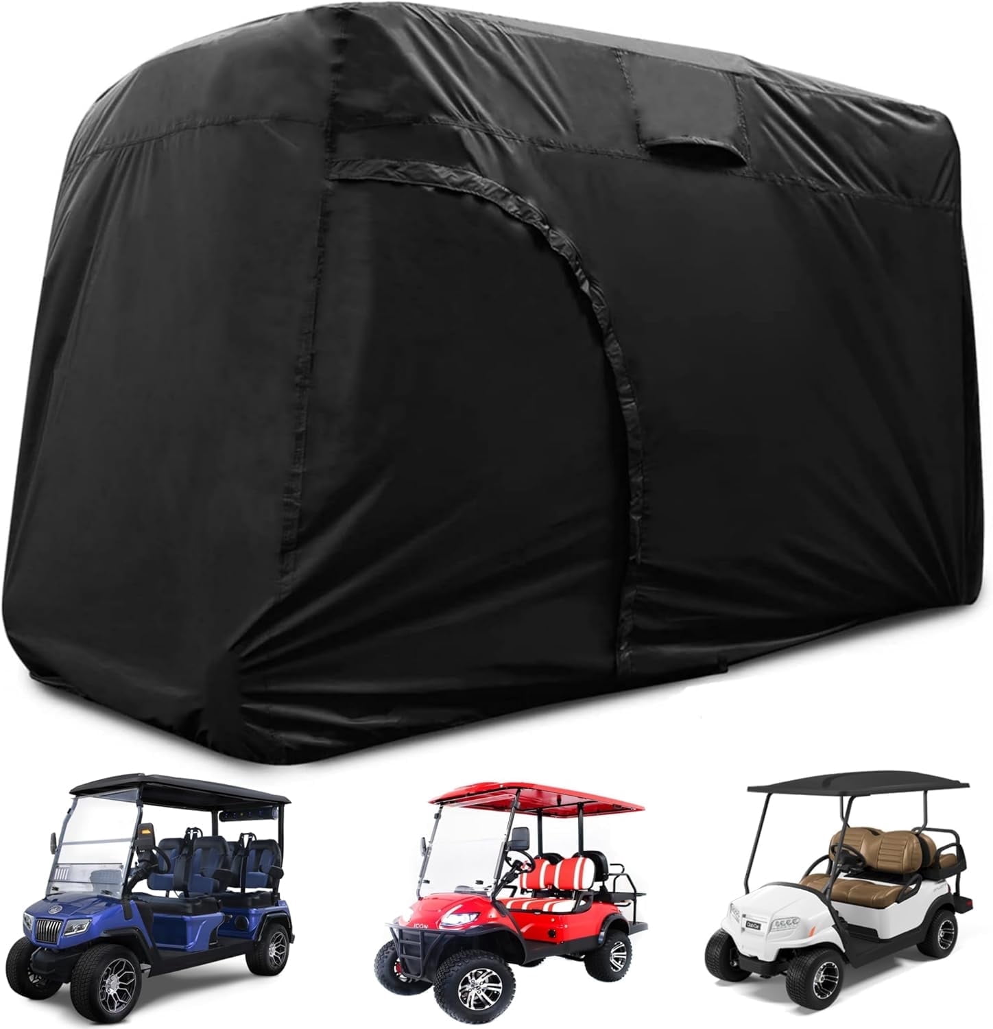 POMER Golf Cart Cover 4 Passenger for Club Car Onward Lifted, 420D ...