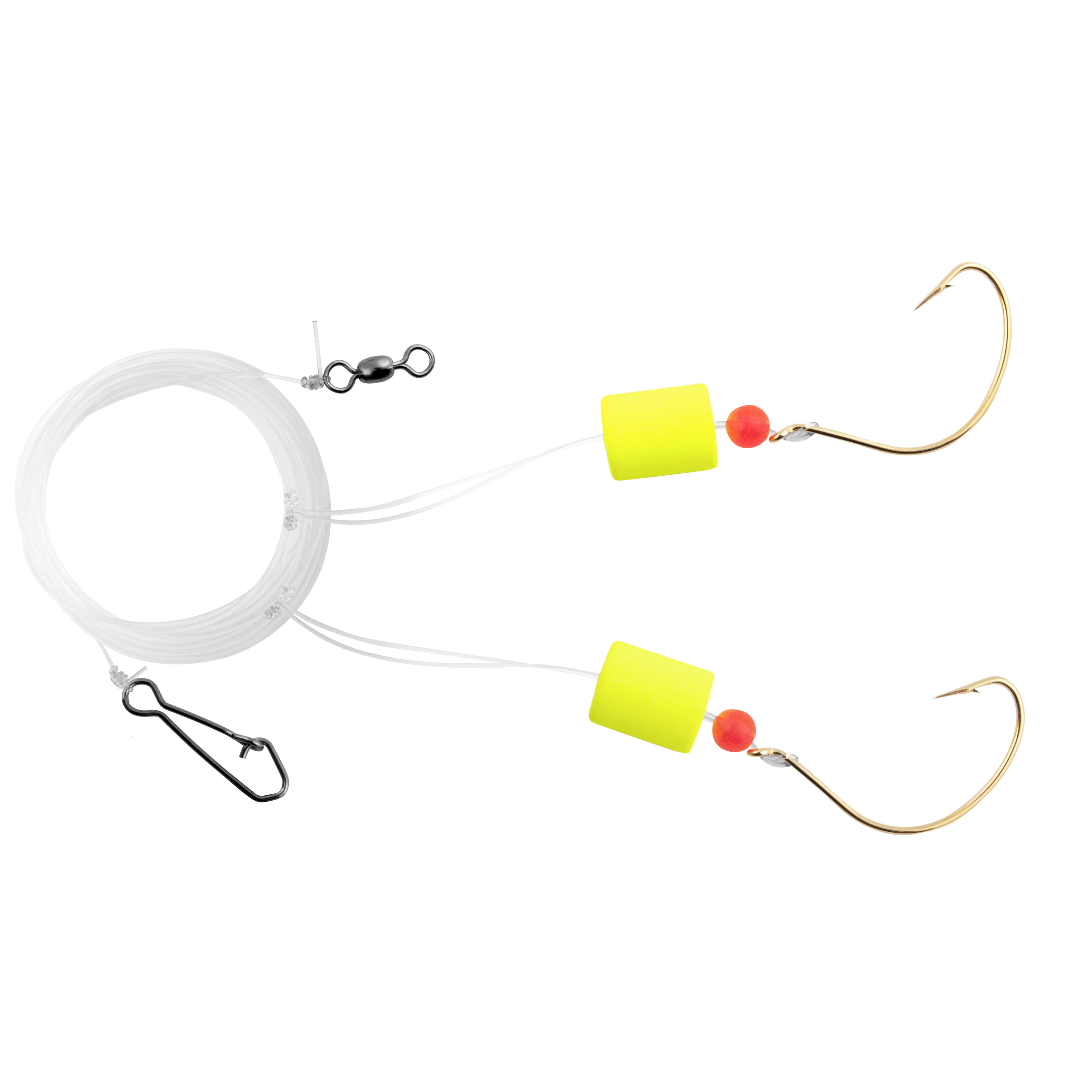 Tsunami Pompano Pro Rig Fish Hook 2/0 Gold Kahle Style for Bottom ...