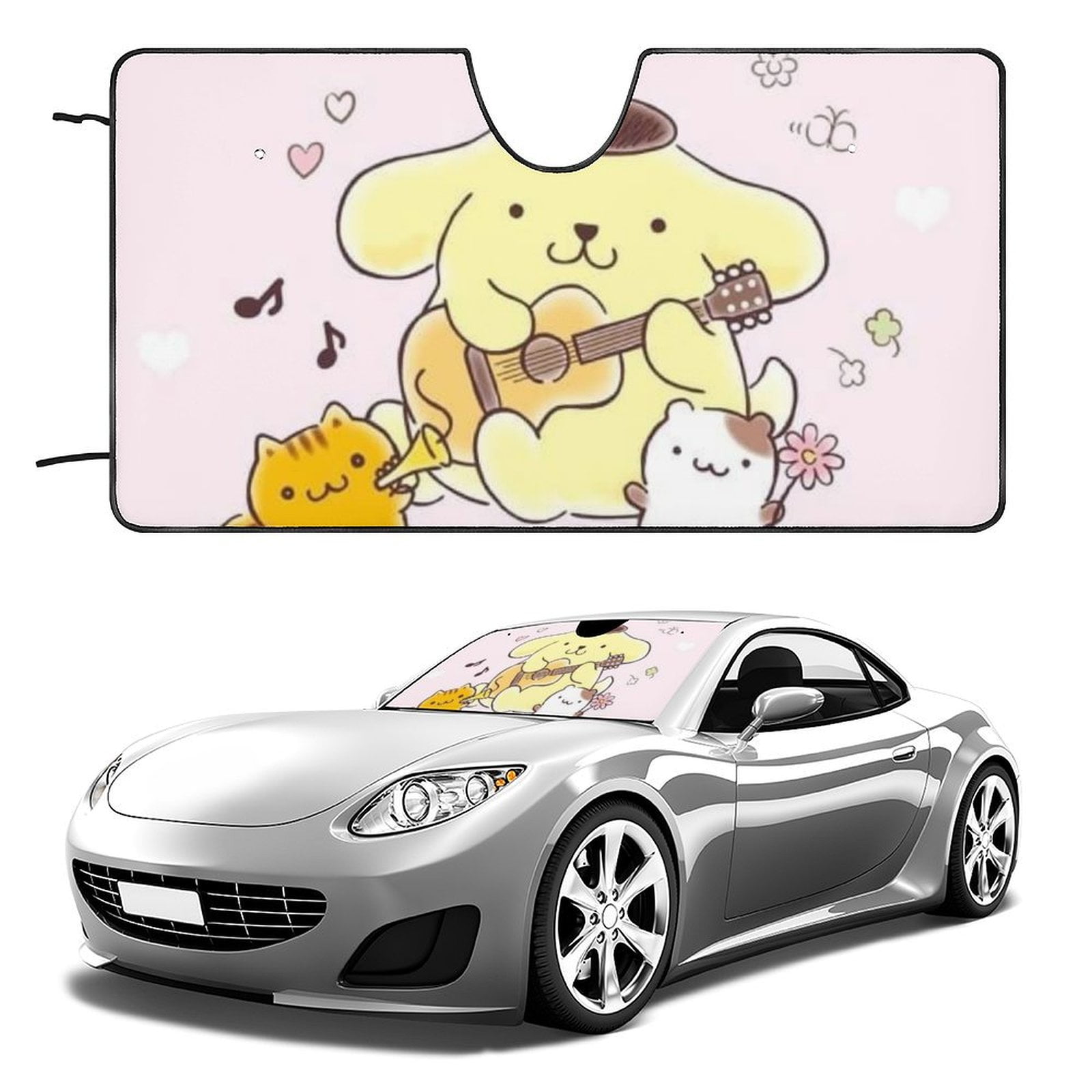 POMPOM-PURIN Car Windshield Sunshade Anime for SUV Pickup Truck Gift 51 ...