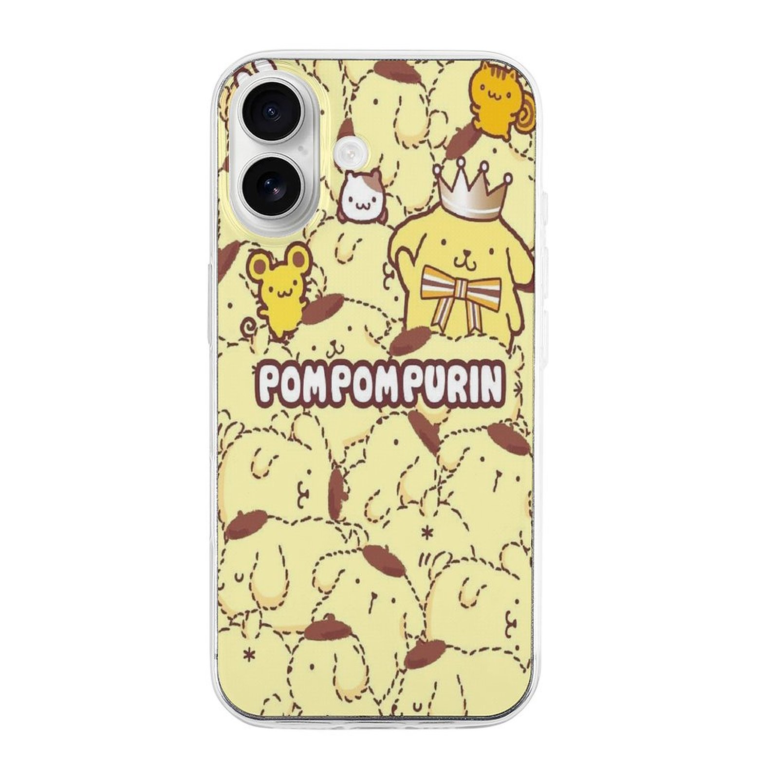 POMPOMPURIN Cases for iPhone 16 Anime Durable TPU POMPOMPURIN Merch ...