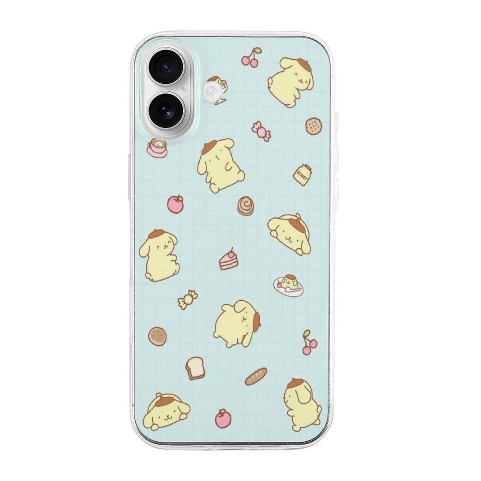 POMPOMPURIN Cases for iPhone 16 Plus Anime Durable TPU POMPOMPURIN ...