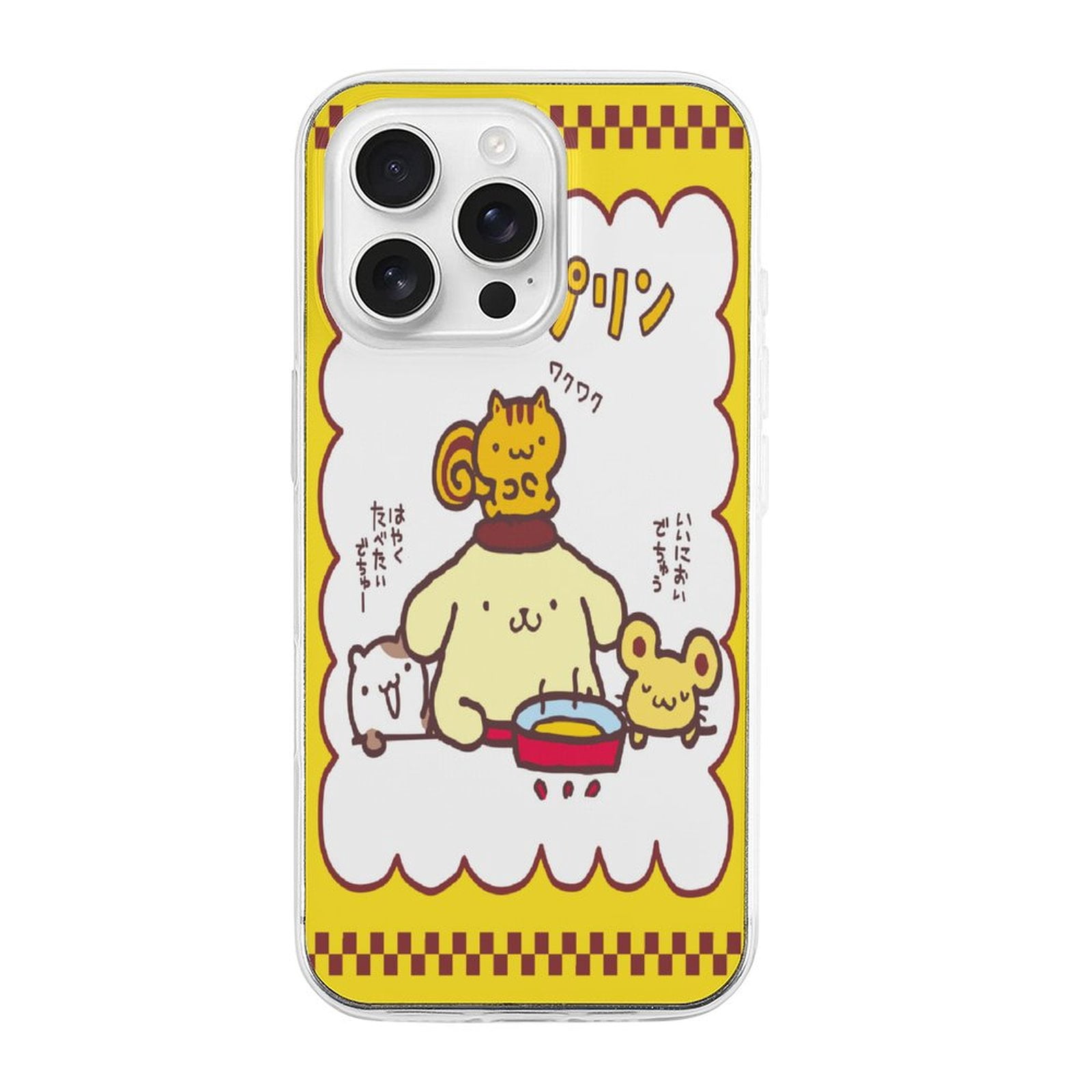 POMPOMPURIN Cases for iPhone 16 Pro Anime Durable TPU - Walmart.com