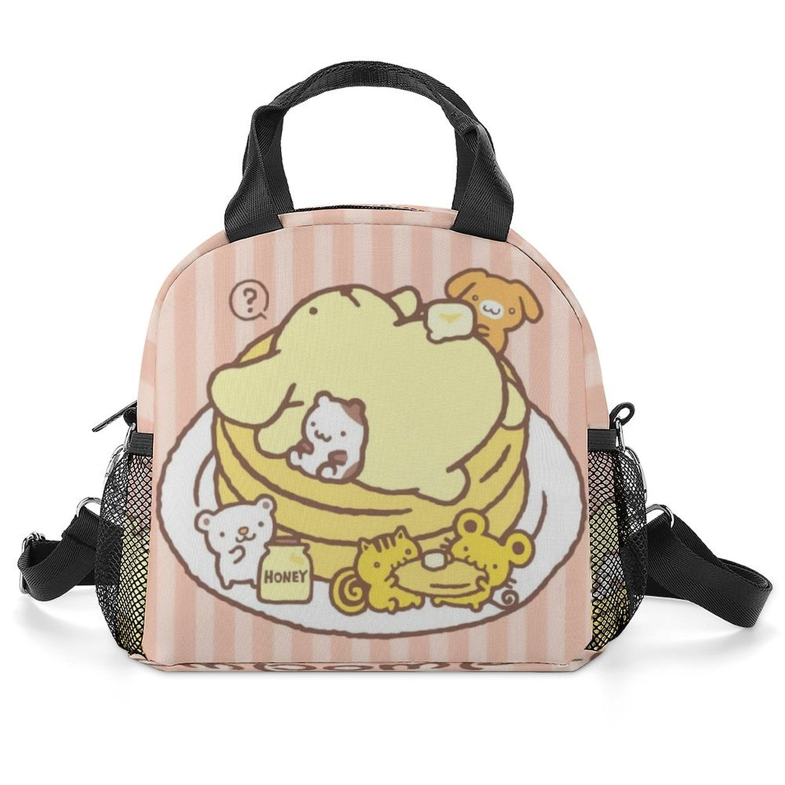 POMPOMPURIN Lunch Bag Insulated Crossbody Anime for Work Picnic Travel ...