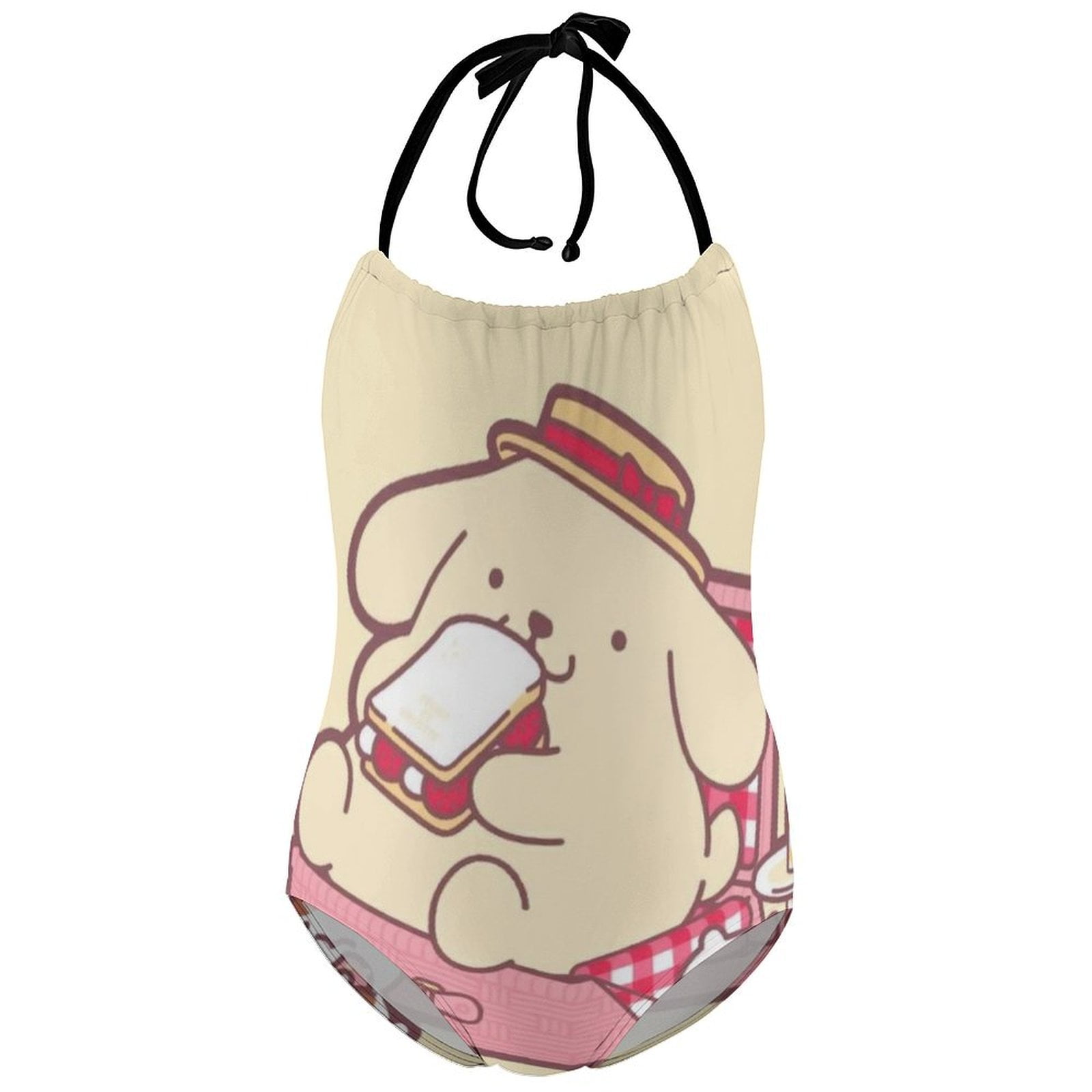 POMPOMPURIN Swimsuit Anime Cute for Girls Gift 10-12Y（150cm ...