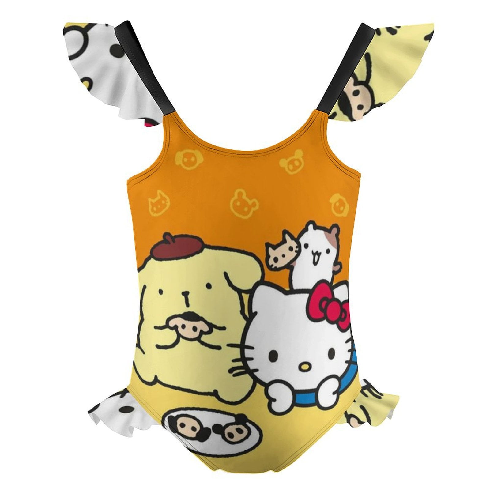 POMPOMPURIN Swimsuit Anime Cute for Girls Gift 10-12Y（150cm ...