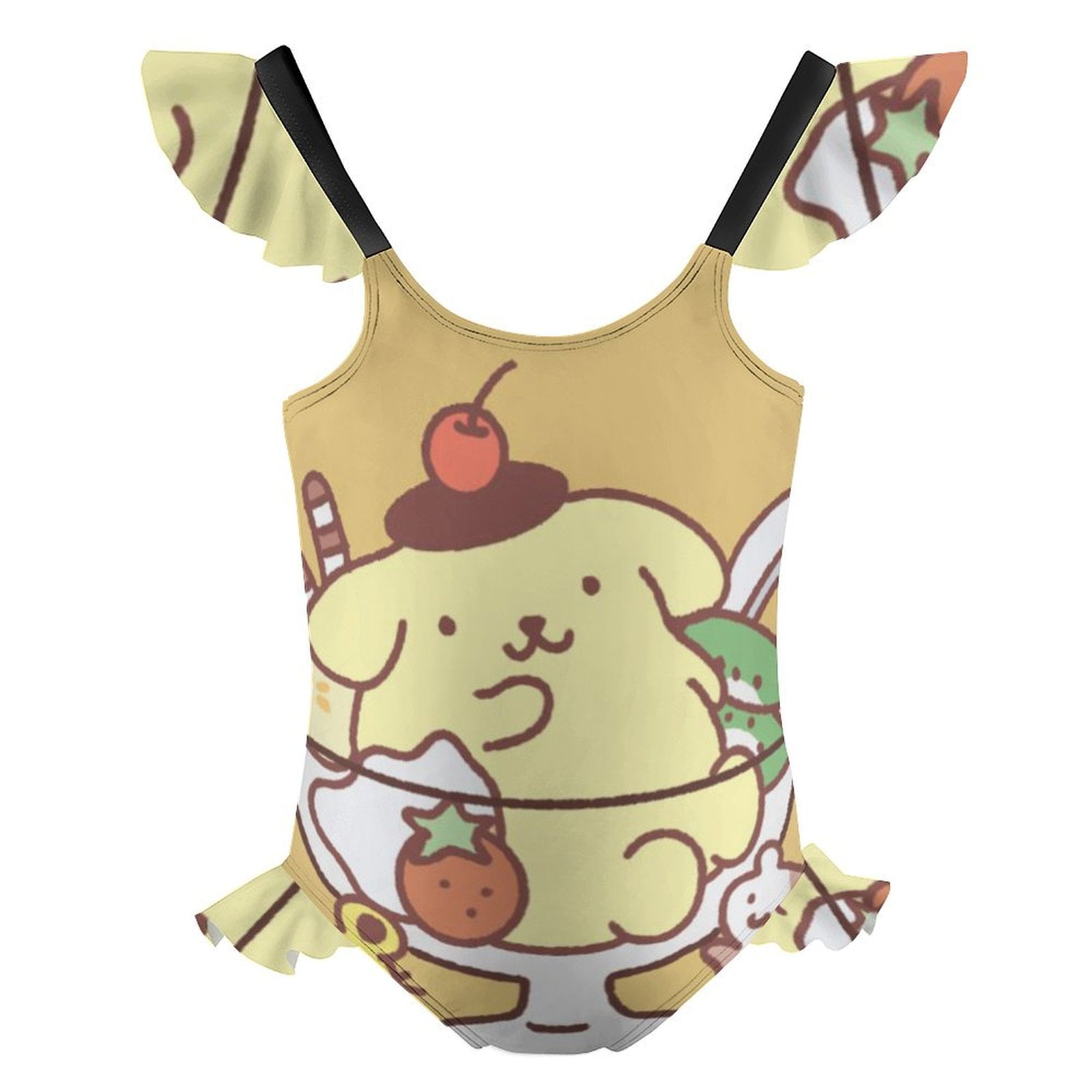 POMPOMPURIN Swimsuit Anime Cute for Girls Gift 10-12Y（150cm ...