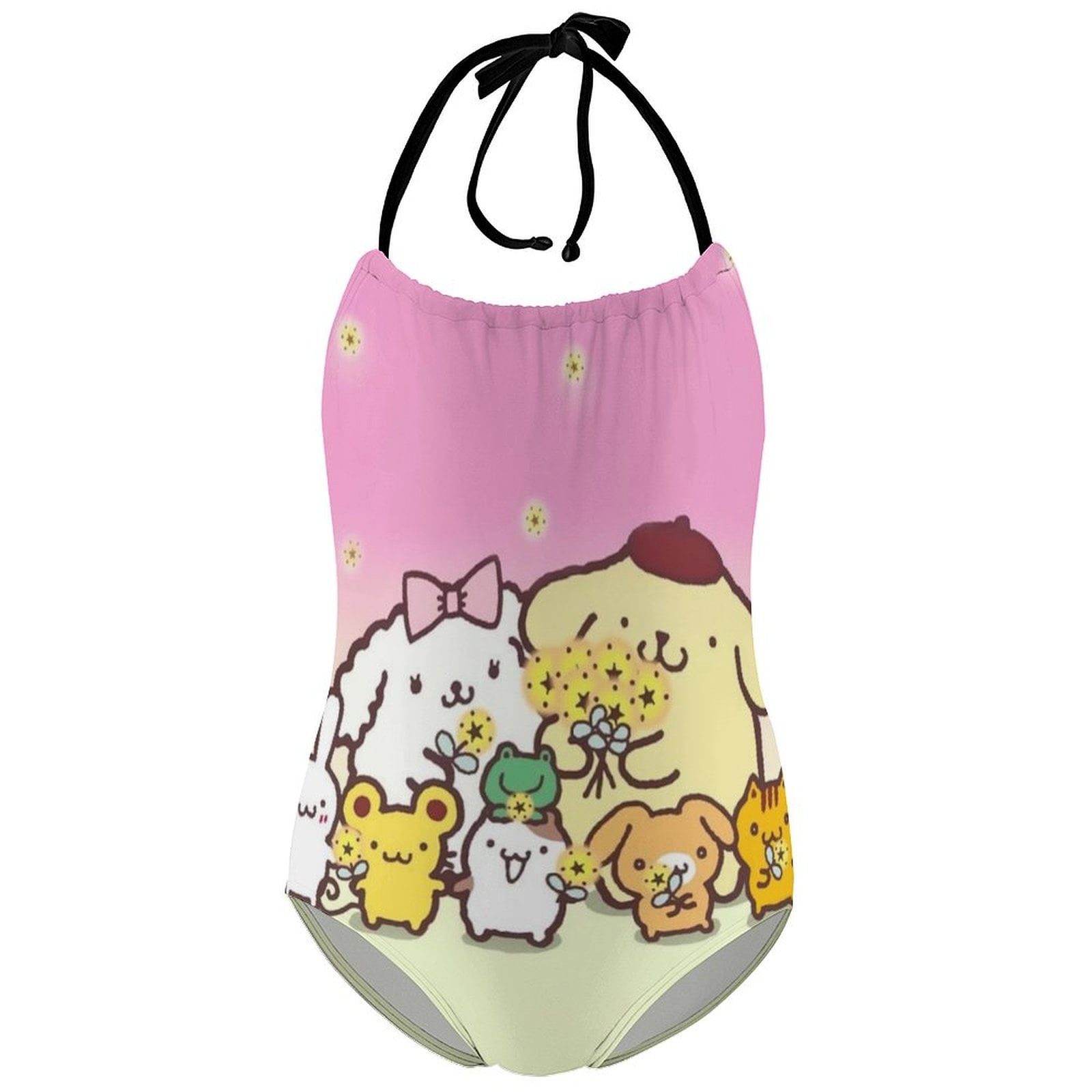 POMPOMPURIN Swimsuit Anime Cute for Girls Gift 10-12Y（150cm ...