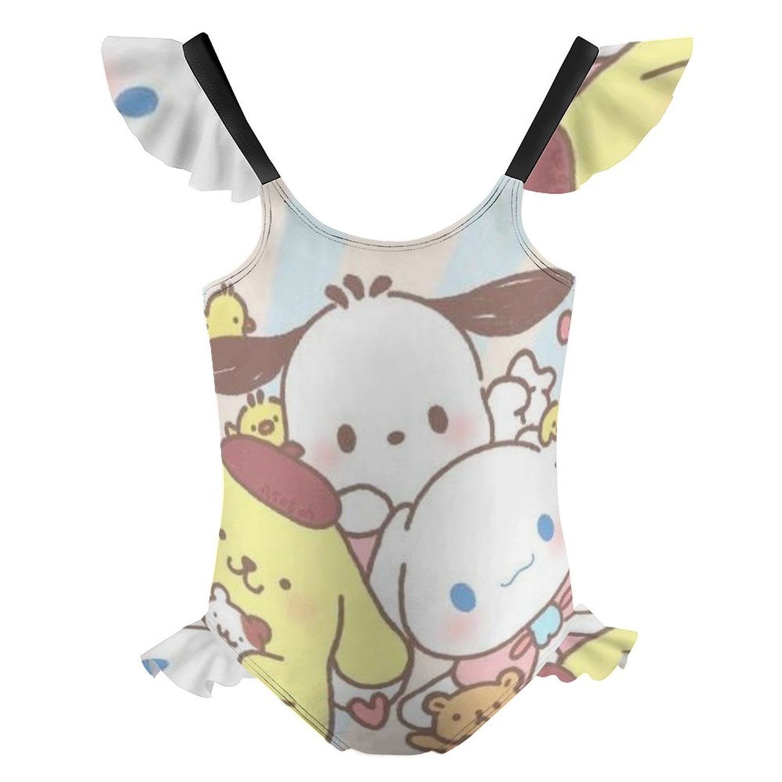 POMPOMPURIN Swimsuit Anime Cute for Girls Gift 10-12Y（150cm ...