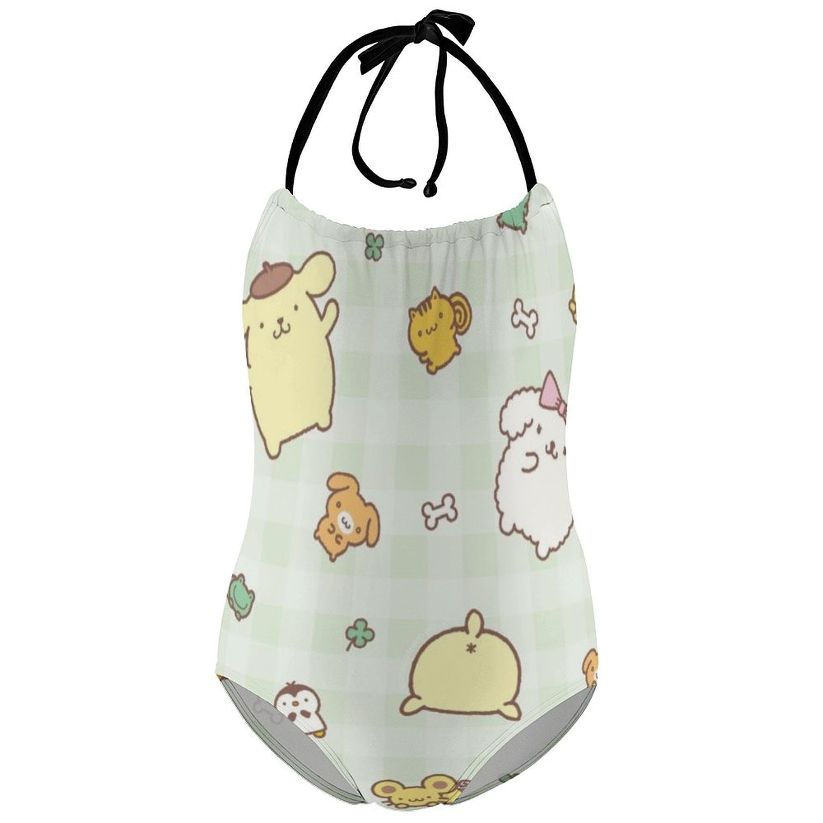 POMPOMPURIN Swimsuit Anime Cute for Girls Gift 10-12Y（150cm ...