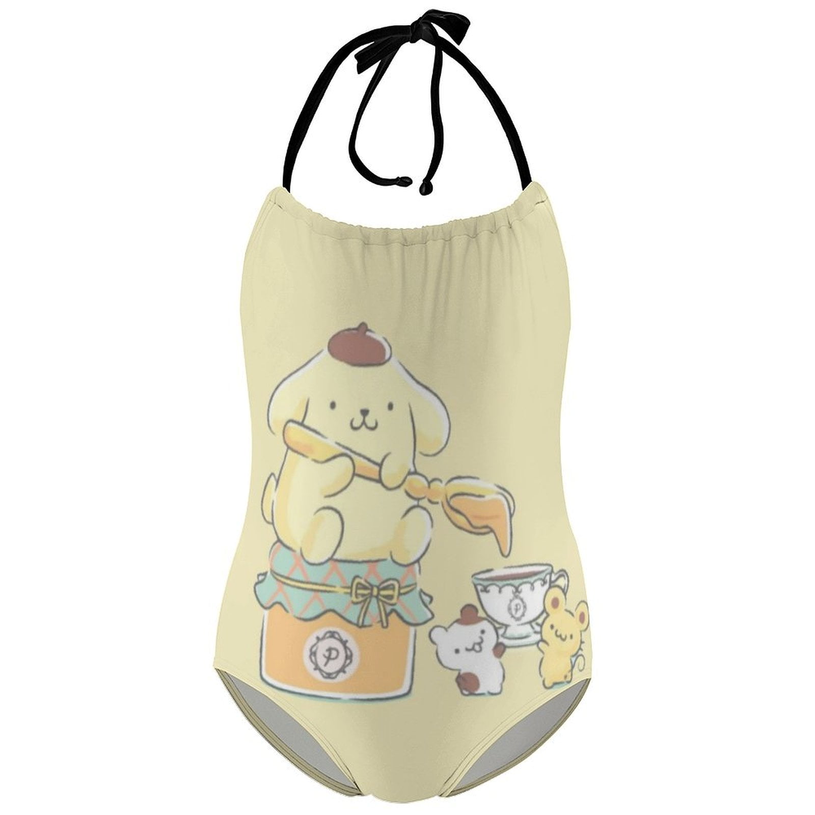 POMPOMPURIN Swimsuit Anime Cute for Girls Gift 11-13Y（160cm ...