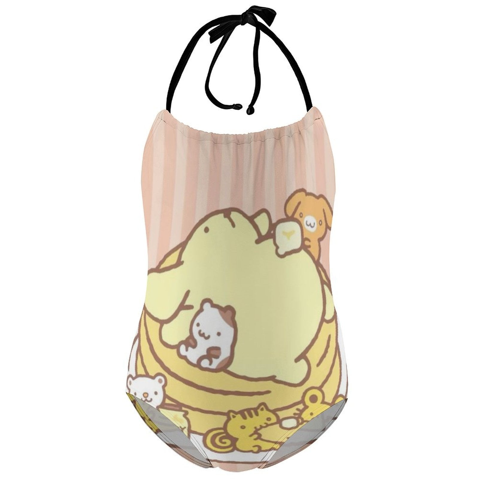 POMPOMPURIN Swimsuit Anime Cute for Girls Gift 12-14Y（170cm ...