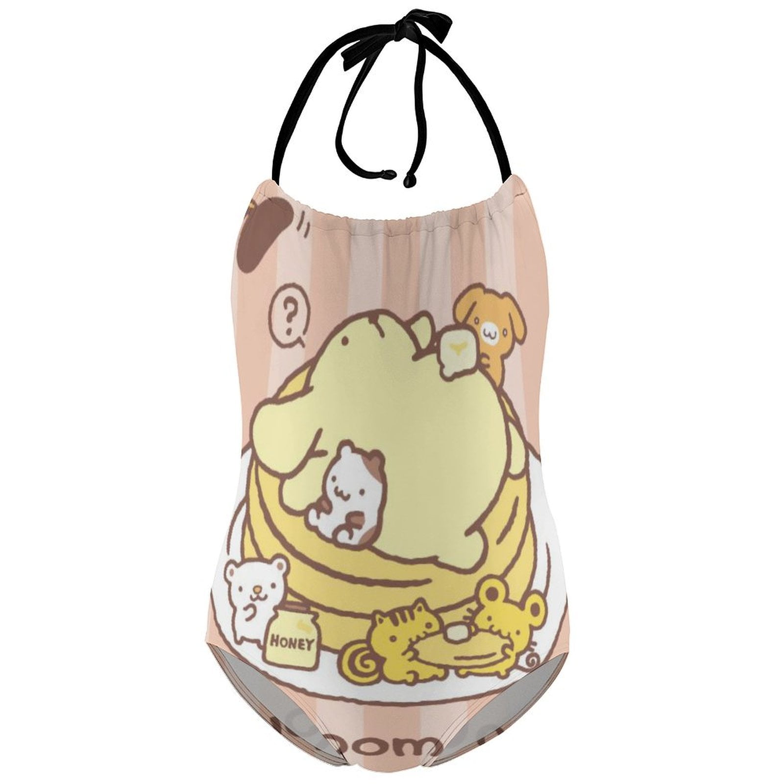 POMPOMPURIN Swimsuit Anime Cute for Girls Gift 12-14Y（170cm ...