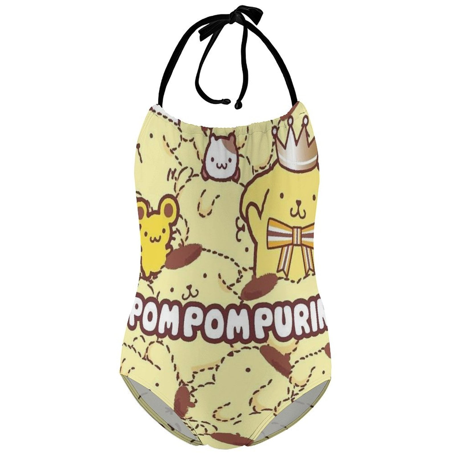 POMPOMPURIN Swimsuit Anime Cute for Girls Gift 7-9Y（120cm） POMPOMPURIN ...