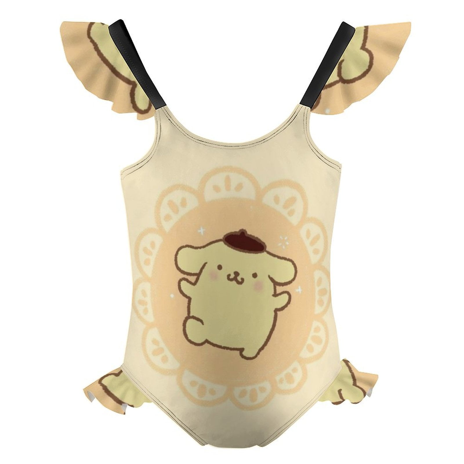 POMPOMPURIN Swimsuit Anime Cute for Girls Gift 7-9Y（120cm） POMPOMPURIN ...