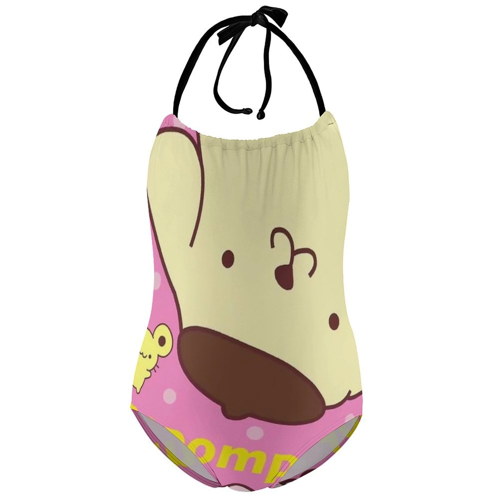 POMPOMPURIN Swimsuit Anime Cute for Girls Gift 9-11Y（140cm） POMPOMPURIN ...