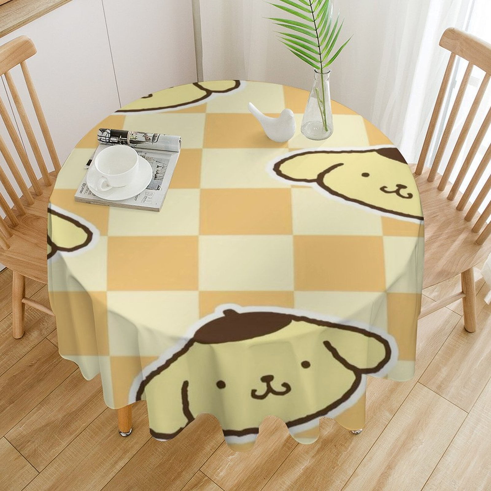 POMPOMPURIN Tablecloth Anime for Dining Table Picnic Gift 60x60in ...