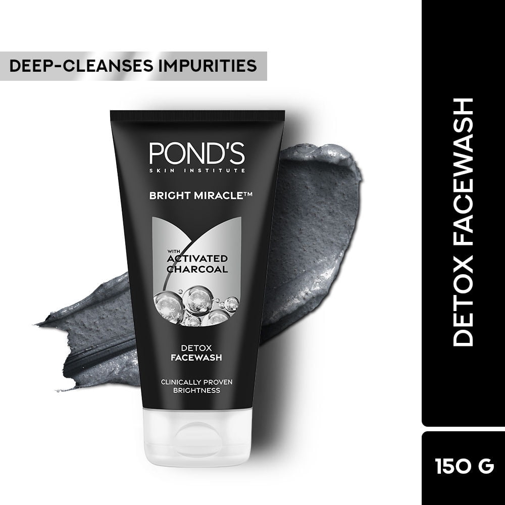 POND's Pure Detox, Facewash, 150G, For Fresh, Glowing Skin, With ...