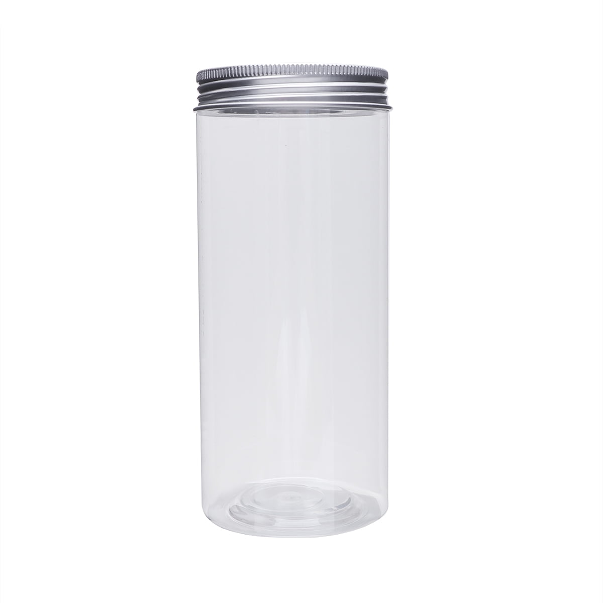 PONDER 6PCS Food Cans Transparent Plastic Cans Plastic Bottles Storage ...