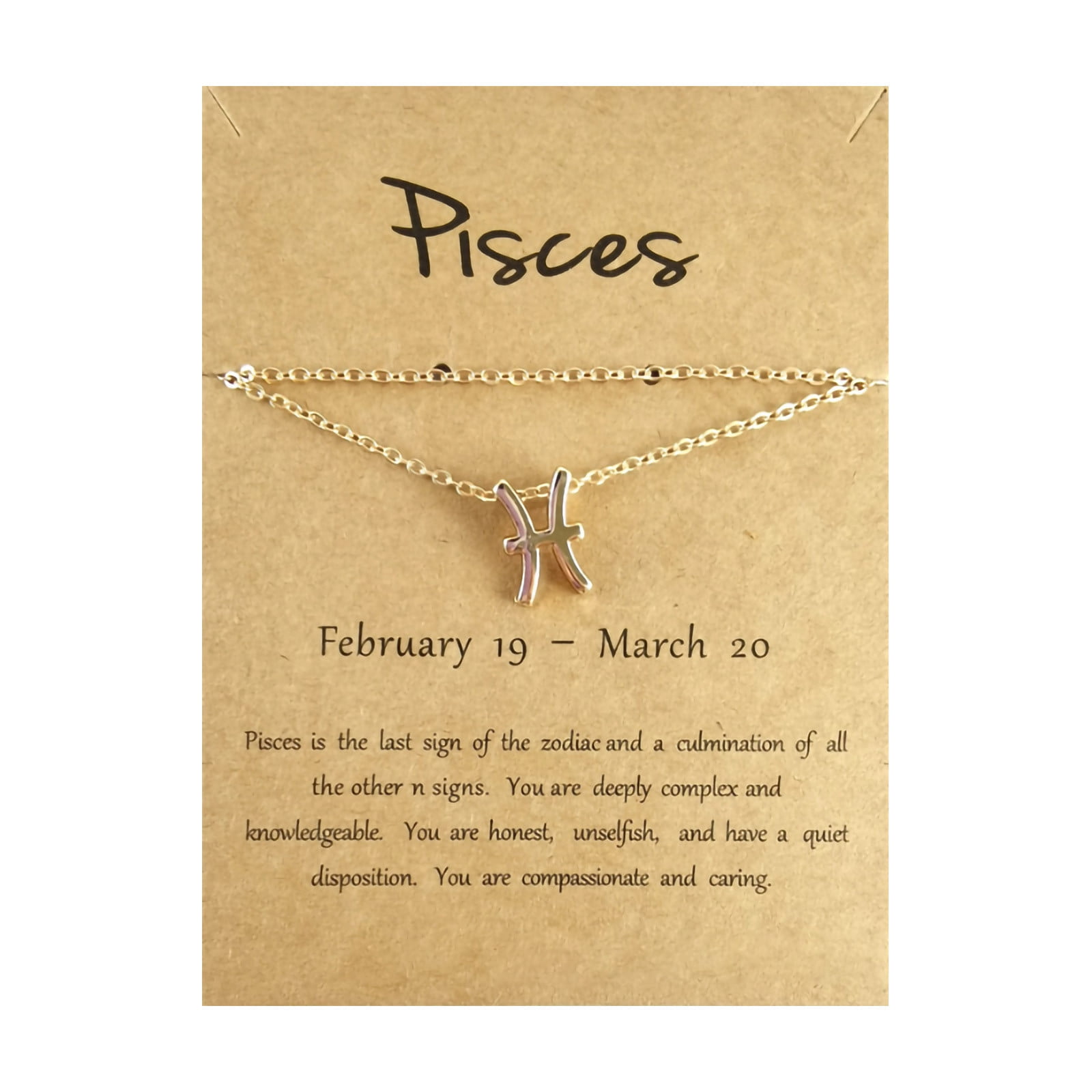 PONPRNGY 1Pc 12 Constellation Horoscope Bracelet Gold Plated Crystal ...