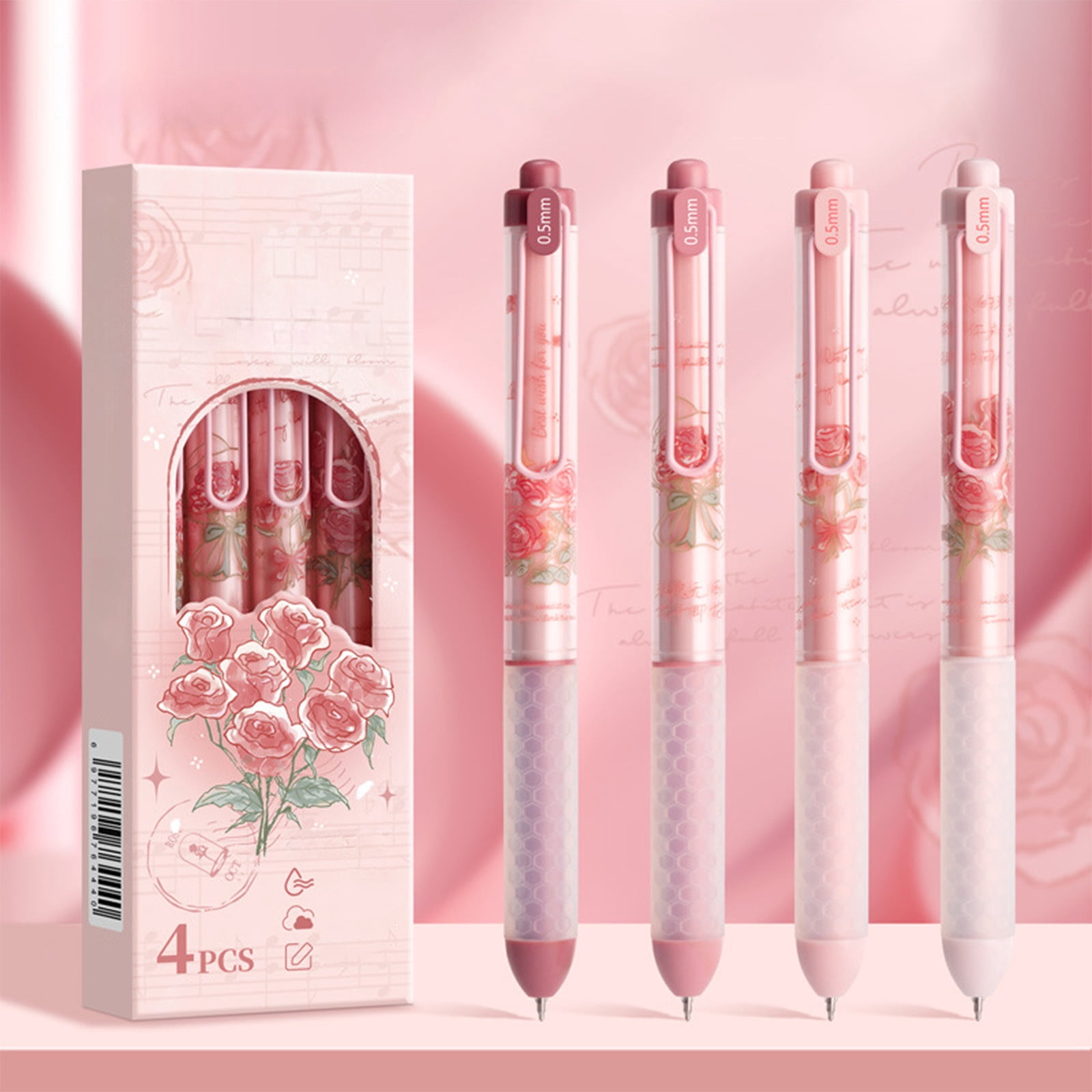 PONPRNGY 4 Pack Aromatherapy Scented Pens - Rose Scents - for ...