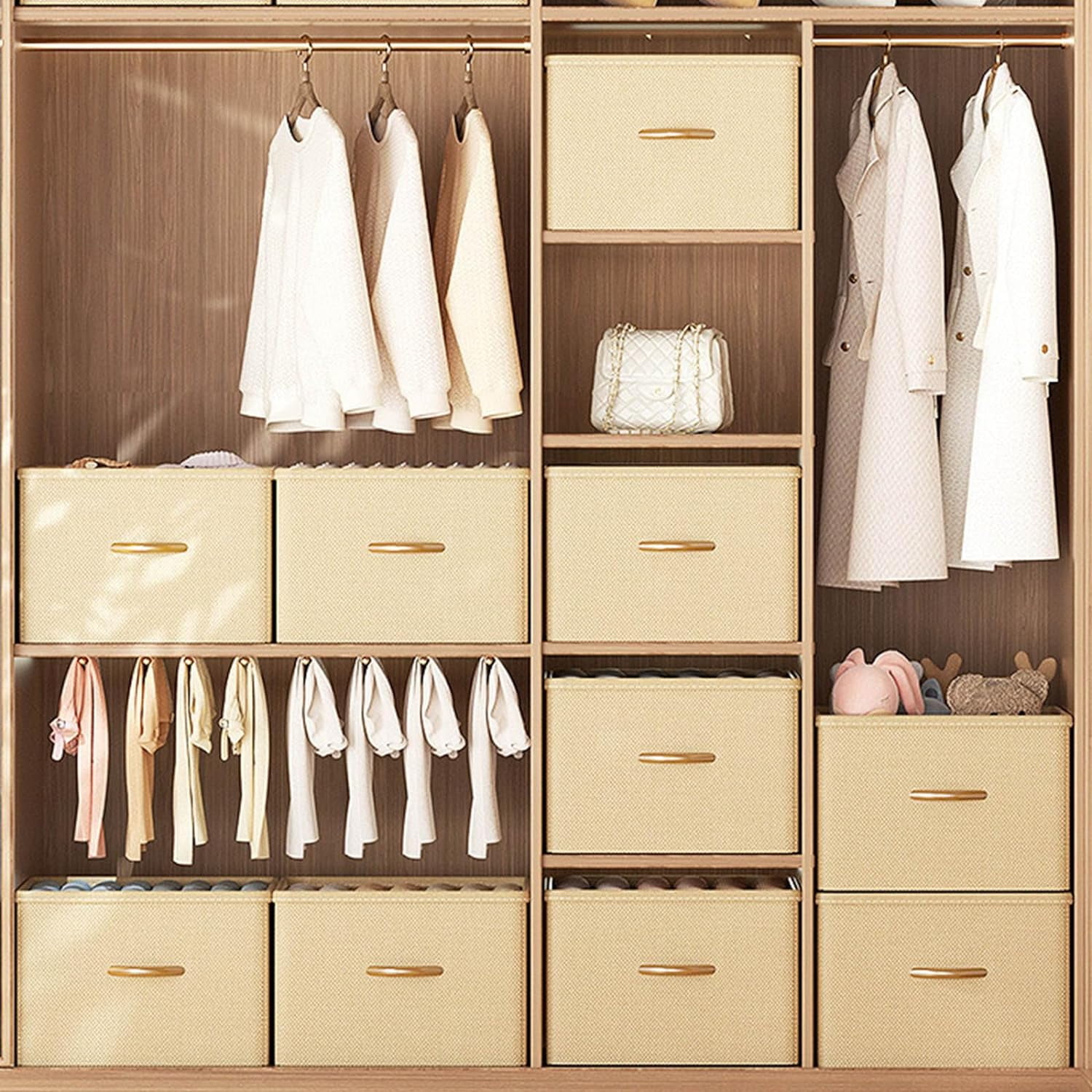 PONPRNGY Cloth Storage Bin - Large Capacity Storage Bins Closet ...