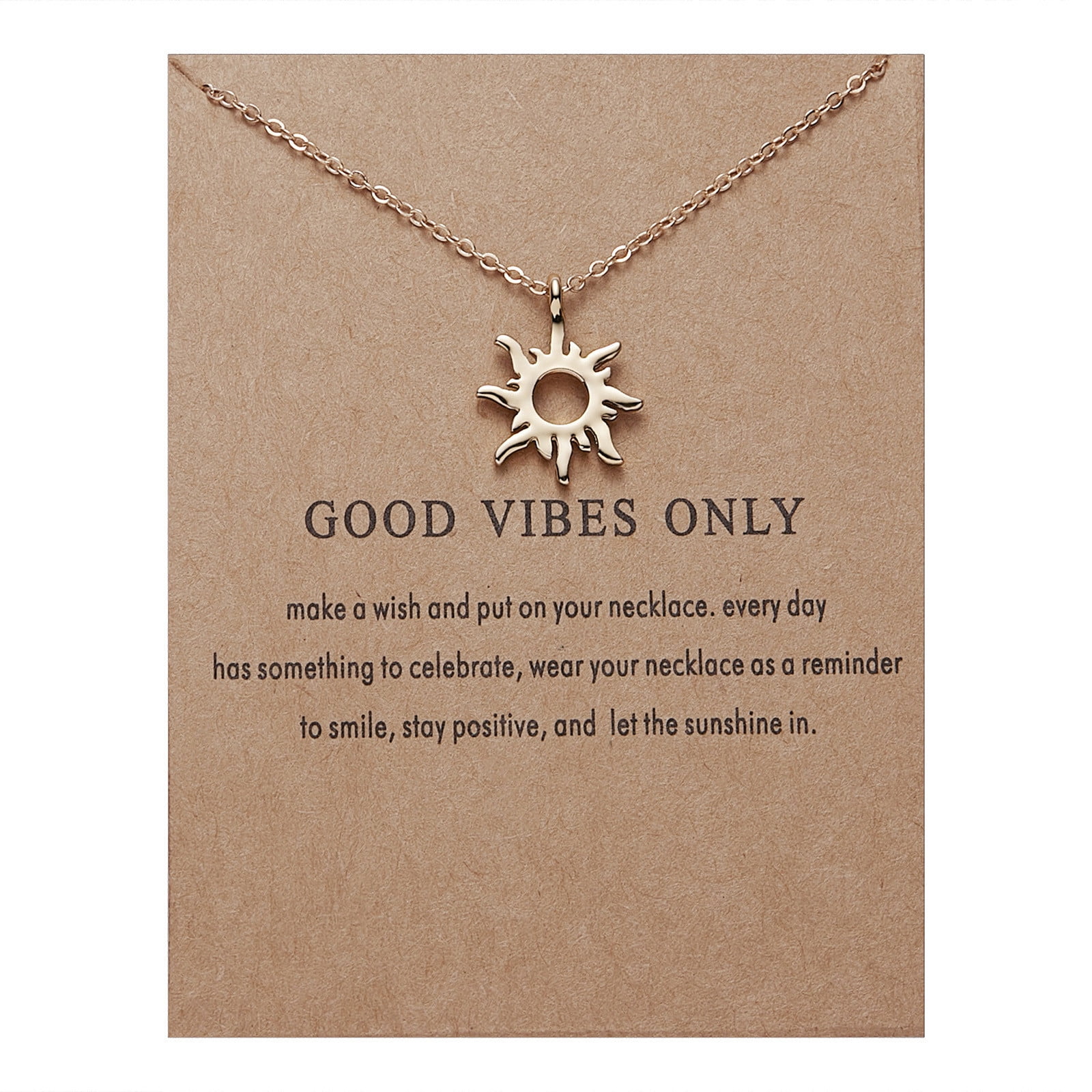 PONPRNGY Friendship Compass Necklace Good Luck Animal Pendant Chain ...