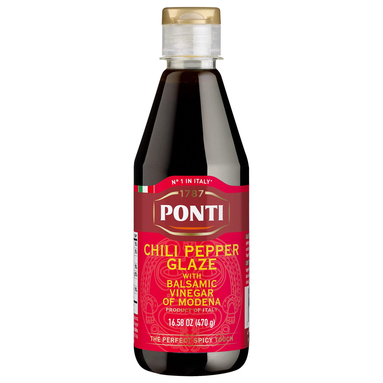 PONTI Chili Pepper Glaze with Balsamic Vinegar of Modena, 16.58 oz ...