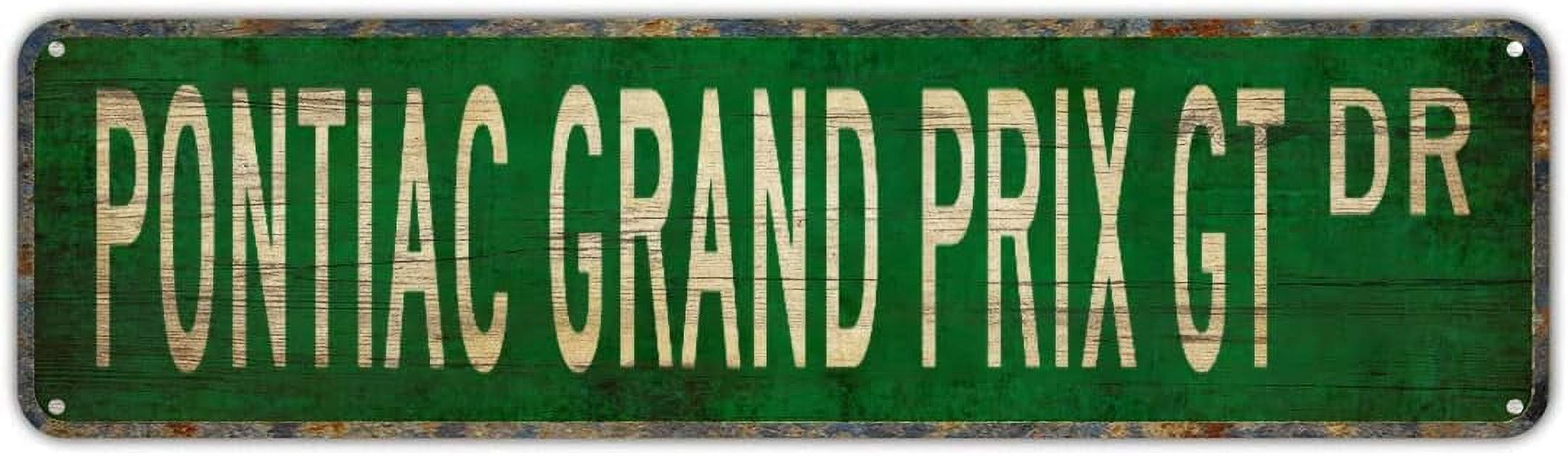 PONTIAC GRAND PRIX GT DR Vintage Signs Retro Tin Signs Art Plaque ...