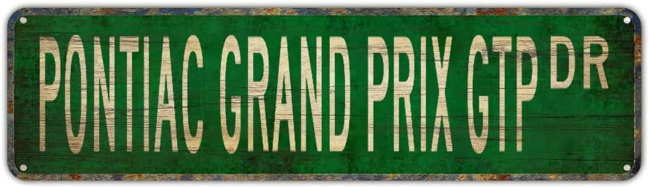PONTIAC GRAND PRIX GTP DR Vintage Signs Retro Tin Signs Art Plaque ...