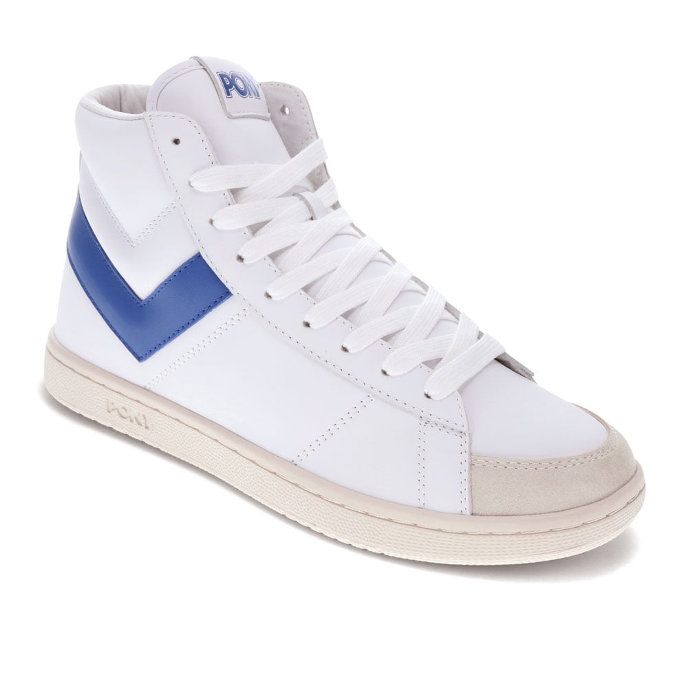 PONY Mens M-Pro High Genuine Leather and Suede Premium Lace Up Athletic ...
