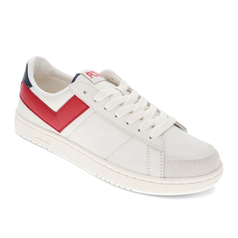 PONY Mens M-Pro Low Genuine Leather and Suede Premium Lace Up Athletic ...