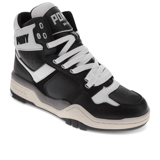 PONY Mens M110 Archive Genuine Leather Premium Lace Up Athletic Sneaker ...